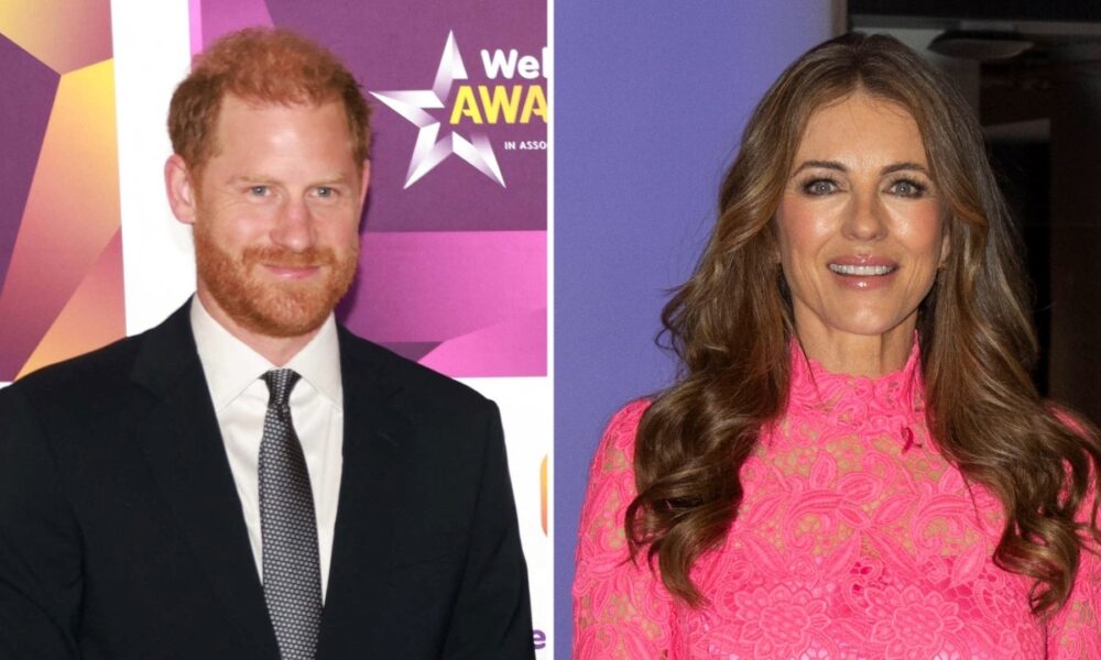 Prince Harry and Elizabeth Hurley Eye Double Dates With Their Partners ...